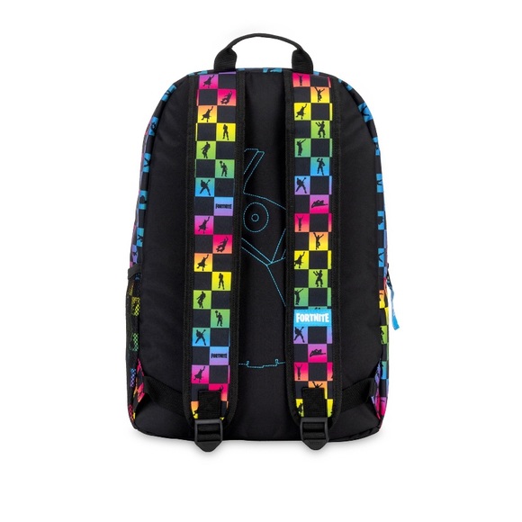 Bags | Fortnight Rainbow Checkerboard Backpack | Poshmark